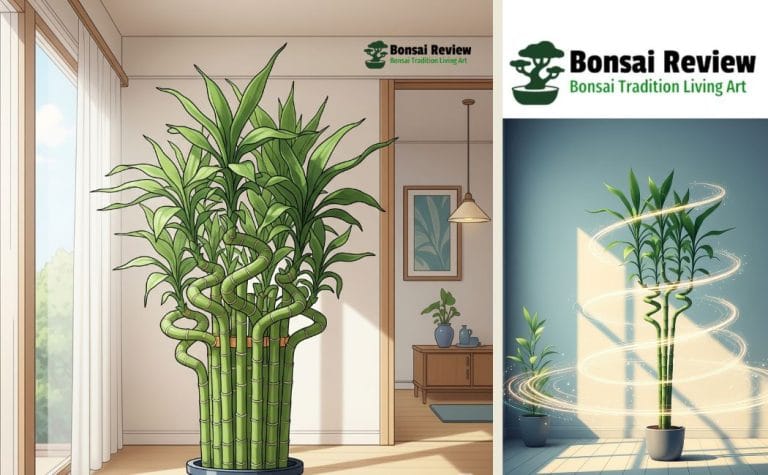 Lucky Bamboo Bonsai Indoor Plants: Grow Bring Good Luck
