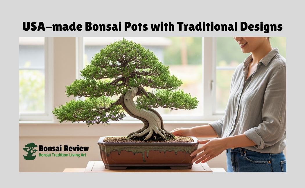 USA-Made Bonsai Pots with Traditional Designs Vintage Unique