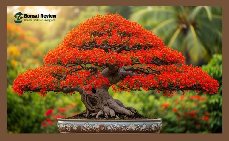 Flame Tree Bonsai Seed Care: Grow flowers & Royal Poinciana