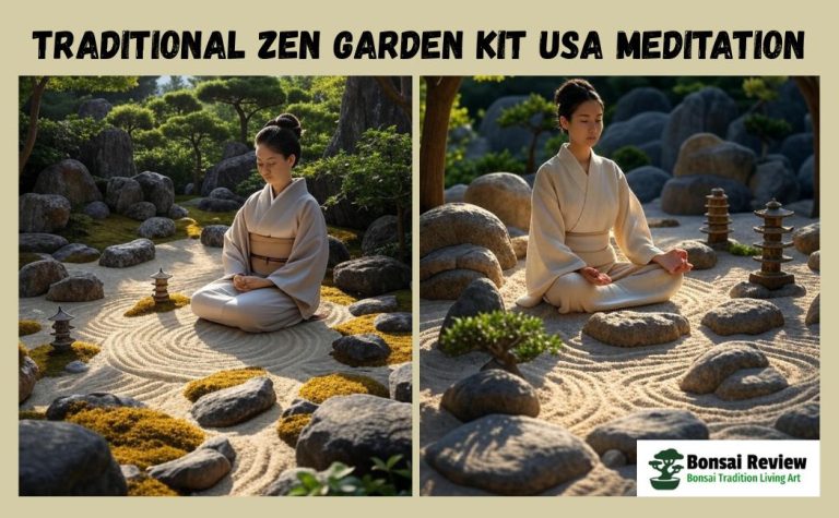 Traditional Zen Garden Kit USA: Mini Kit Desk Reduce Stress.