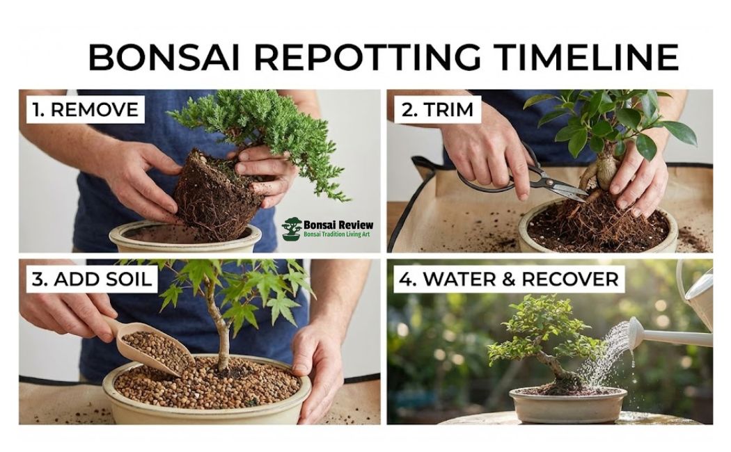 Bonsai Repotting Timeline: When Your Repot Bonsai in the USA